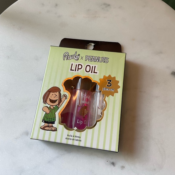 Peanuts | Makeup | Rude X Peanuts Lip Oil Set | Poshmark